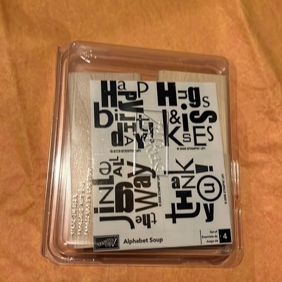 Stampin' Up! | Design | Stampin Up Alphabet Soup Stamp Set | Poshmark